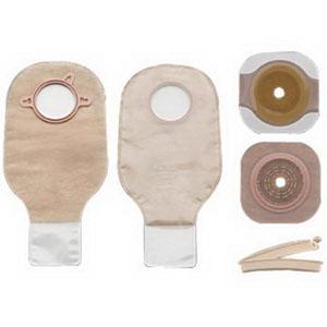 New Image 2-piece Ostomy Drain Kit W/ Flexwear Barrier & Clamp Closure