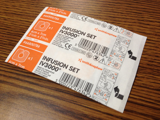 IV3000 Infusion Set Transparent Adhesive Film, C-shape - Free Shipping ...